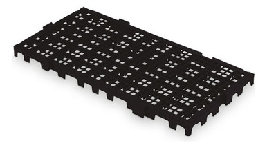 Trioplast Heavy-Duty Plastic Pallet Base Kit 25x50