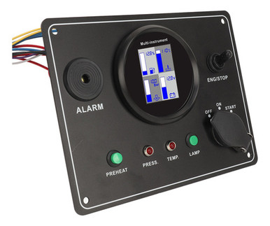 Generic Marine Engine Instrument Panel, LED Boat Dashboard