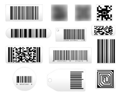 Gráfica KG 1000 Units Stickers Labels with QR Codes 3x3 cm