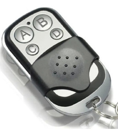 Generic Remote Control Copy Metal Cover 4 Buttons 433MHz Fixed Frequency