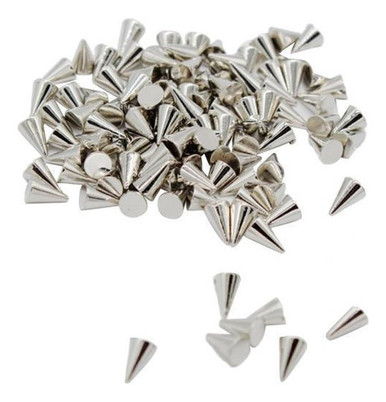 6 DIY Rivets Leather Crafts Clothing Decoration Silver