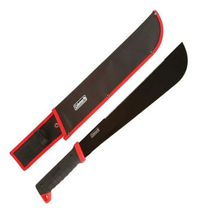 Coleman Rugged Machete with Serrated Edge and Carrying Case