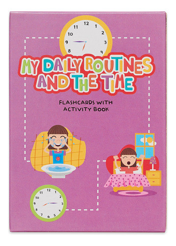 EDUCARDS Didactic Cards My Routine and Time in English with Activity ...