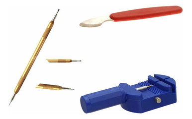 Quartz Tool Set - Watch Case Opener, Spring Bar Tool, and Pin Remover