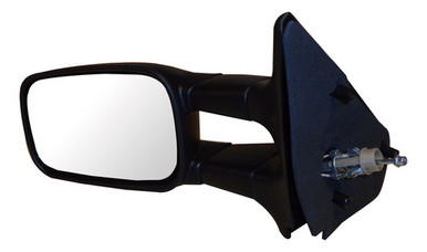 VW Caddy Left Mechanical Mirror - Black