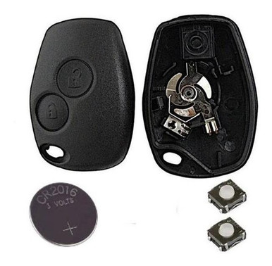 Keyfad Key Case Kit for Clio Mio, Sandero, Duster + Battery + Switches