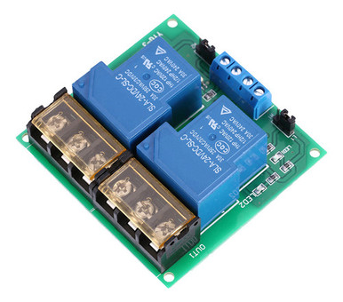 Generic 2-Channel Opto-Isolated Relay Module DC 24V 30A