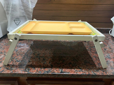 Tupperware Vintage Folding Tray + Divided Tray