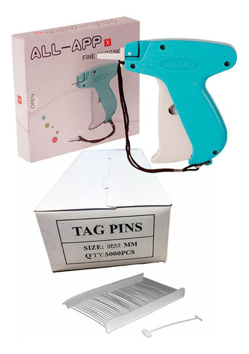 All App Fine Labeling Gun with 5000 35mm Clear Seal Tags