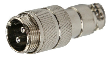 High Tec Electronica Metal Din Connector Prolong P/ Microphone 2p Male Htec