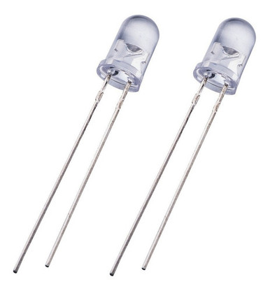 SLQ Pure Green LED 5mm W.Clear 10.000mcd 30 Degrees X 10 Units