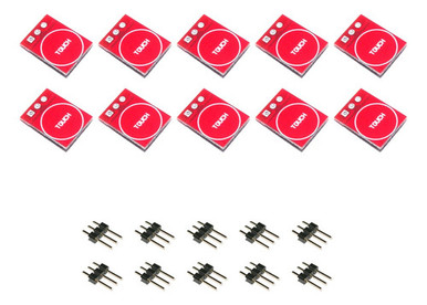 LAB1 TECH Modulo Sensor Touch Capacitivo Ttp223 + Pins Arduino X10