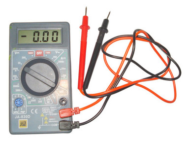 JA Digital Multimeter with Sound (9V Battery Included)