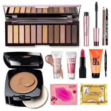 NATURA UNA & AVON Makeup Kit Maxxi Palette Combo 12 Products
