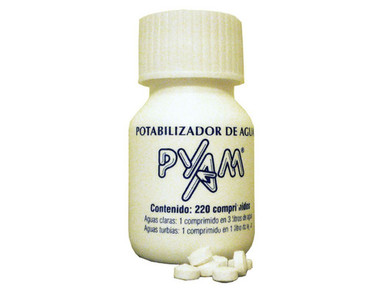 Pyam 2 Pots of 220 Purifying Tablets for Water