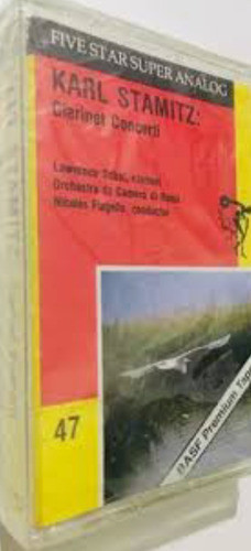Sqn Cassette Karl Stamitz/Ora. Camera Di Roma/Clarinete (New)