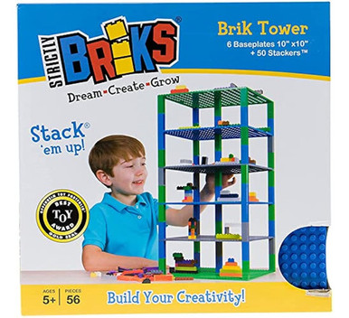 Brik Tower Classic Base Plates 10" x 10" by Strictly Briks