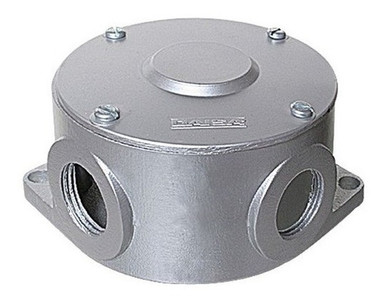 Daisa Round Interior Passage Box for 3/4" Pipe
