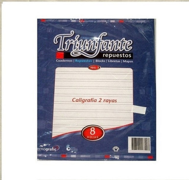 Triunfante Accounting 2 Column Notepad - 8 Sheets