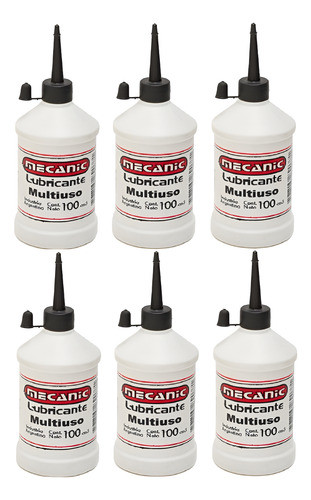 Mecanic Multi-Purpose Lubricating Oil 100cc Home Industry Kit X 6 Units