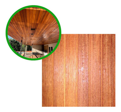 Macal Madeiras Forro Lambri De Madeira Angelim Extra 10cm - 1m2