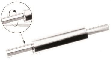 Pujadas Rolling Pin with Rotating Handles 40cm Stainless Steel 801.040