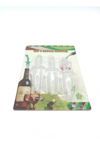 Set Of 3 Oil Pouring Spouts