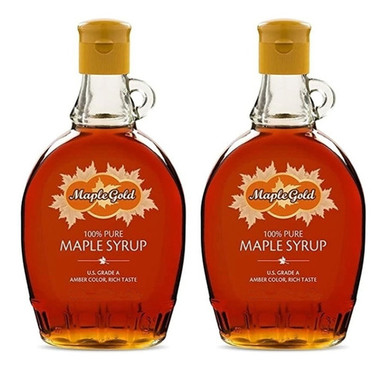 Maple Gold Syrup - 250 Ml Jarabe De Arce X2 Unidades