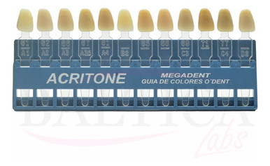 Acritone Color Guide Acrylic Sample Colorimeter Odonto