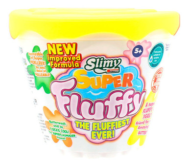 Wabro Slimy Slime Super Fluffy 100gr Yellow With Display Box