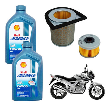 Honda Cbx 250 Twister Service Kit Shell Advance Ax7 Filters