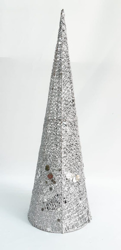 Rocig Silver Wire Christmas Tree 1.20m #30940 - Sheshu Navidad