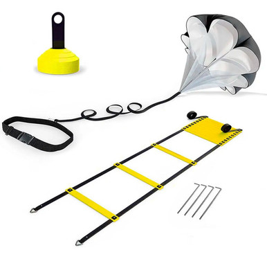 TREKKO Training Set: Agility Ladder, Parachute & Turtle Cones