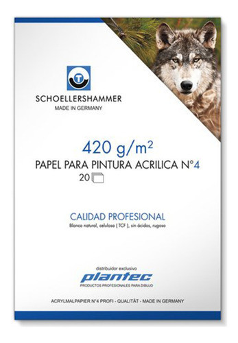 Plantec Acrylic Painting Block 35x50cm 420g X 20 Sheets
