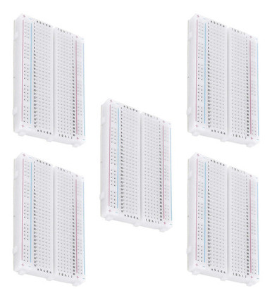 Generic Protoboard Breadboard 400 Points - Set of 5