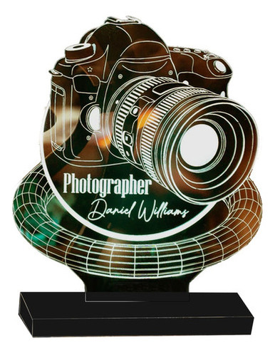 Victorius Design Trophy Camera Photographer, Award, Photography Recognition