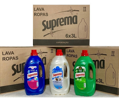 Suprema Liquid Laundry Soap 3 Liters Lot of 40 Boxes