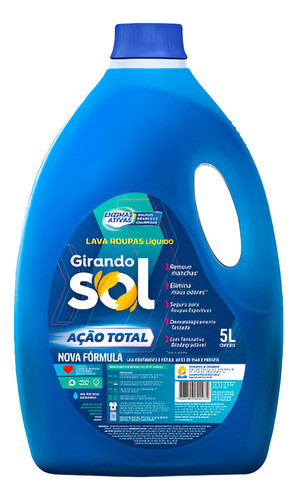 Girando Sol Liquid Soap 5L for Washing Machine