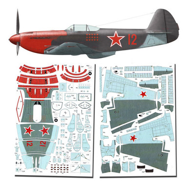 Yak 3 Scale 1.33 Papercraft