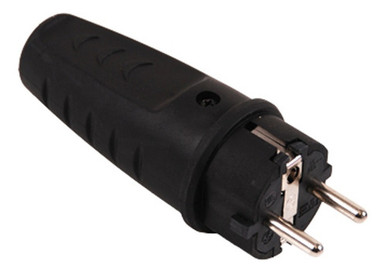 Beta Schucko Rubber Male Plug