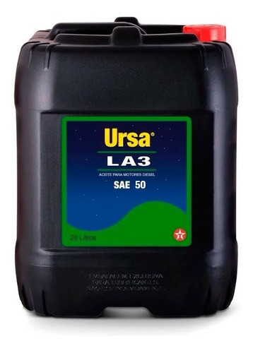 Ursa Lubricant La-3 SAE 50 Texaco 20 Liters Diesel Oil