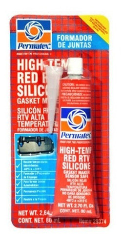 Permatex Red Gasket Maker for High Temperature