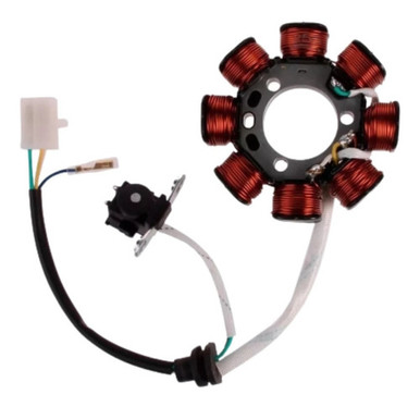 Pietcard Monophase Stator 8 Poles Honda CG 125 / 150 Bat