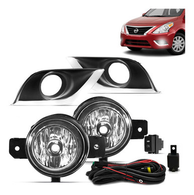 Nissan Versa Complete Fog Light Kit 2015 to 2019