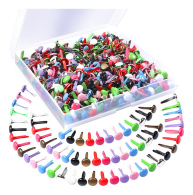 HNYYZL Mini Round Paper Clips, 8mm, 500 Units