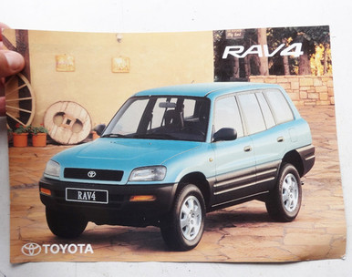 Toyota RAV4 Brochure 1996 1998 Original Advertisement