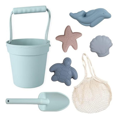 Blue Ginkgo Silicone Beach Toys - Fun Beach Accessories for Kids