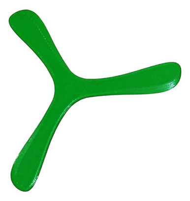 BM BUMERANGUES 3 Eco-Friendly Tri Blade Boomerangs 25 cm - Assorted Colors!