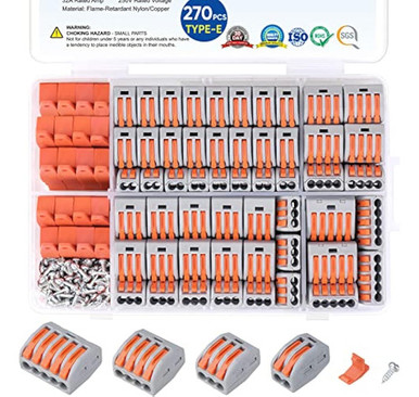 TICONN 120-Piece Wire Lever Connector Kit