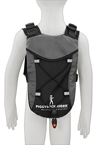 Piggyback Rider Safety Harness Backpack, Black